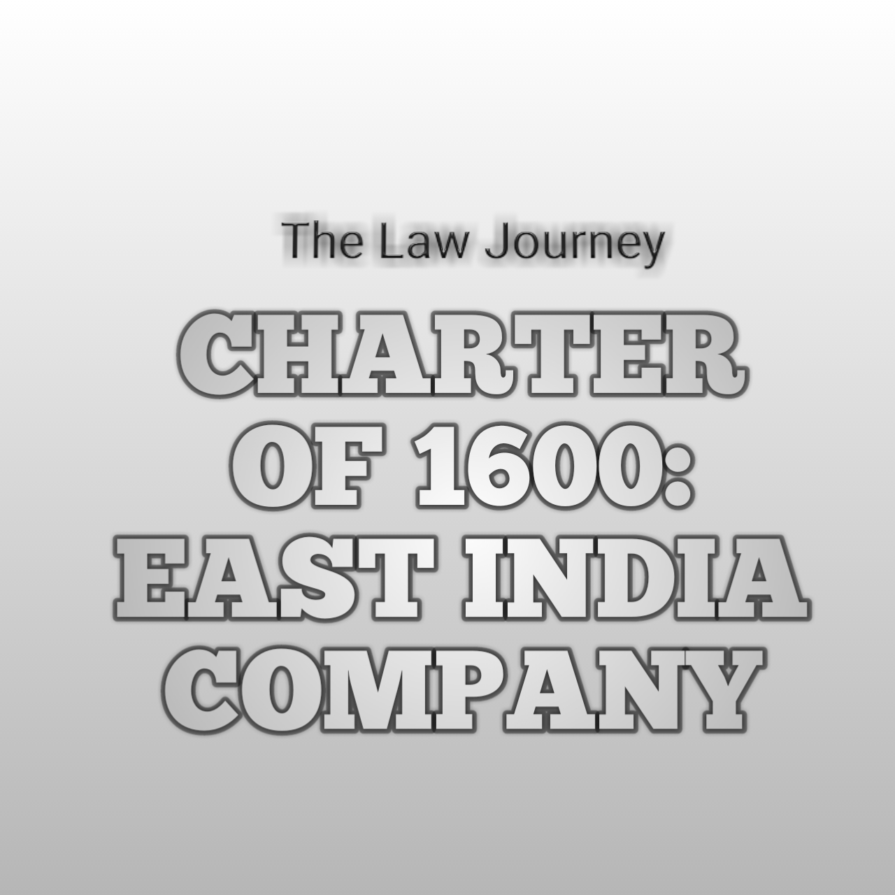 CHARTER OF 1600 EAST INDIA COMPANY